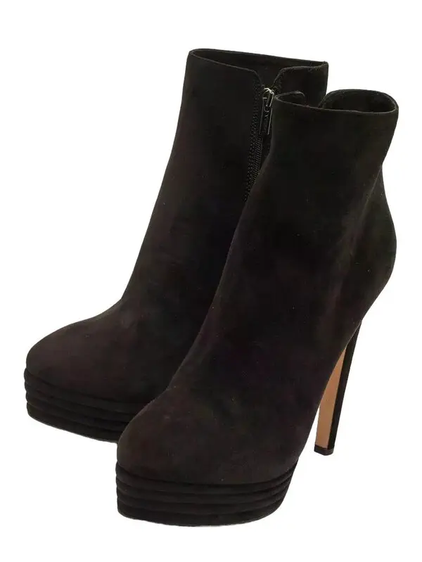LE SILLA Platform Ankle Boots - Black
