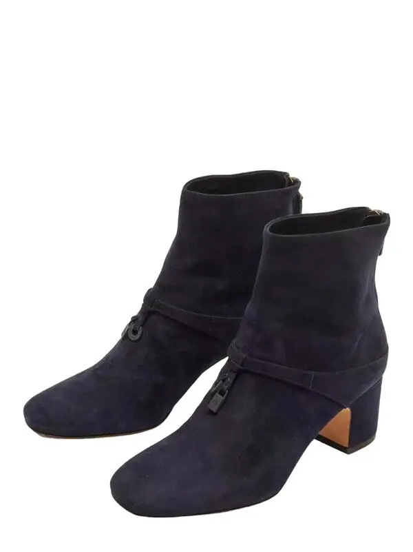 Loro Piana Maxi Charms Ankle Boots - Blue