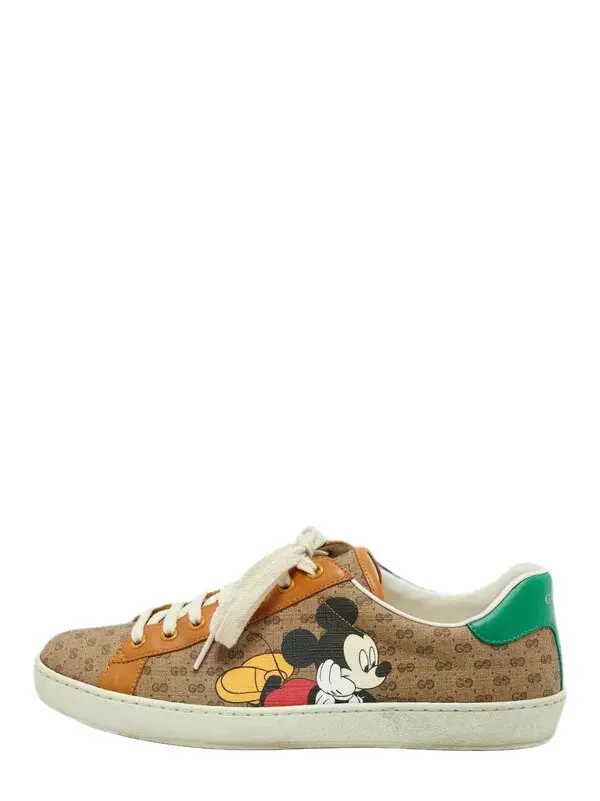 Gucci X Disney Ace Mickey Mouse Sneakers - Brown
