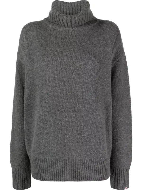 Extreme Cashmere Cashmere Roll Neck Jumper - Grey