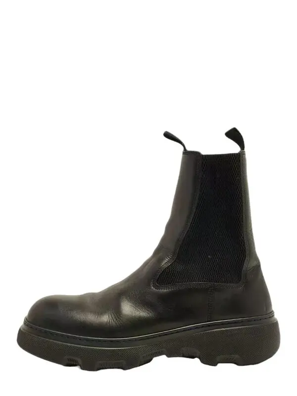 Burberry Elasticated Chelsea Boots - Black