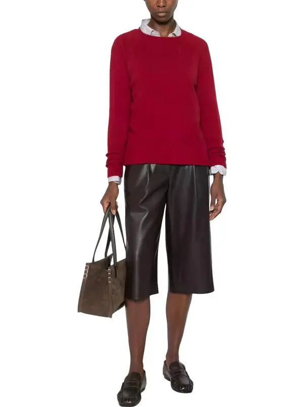 BEYOU Long-sleeve Sweater - Red
