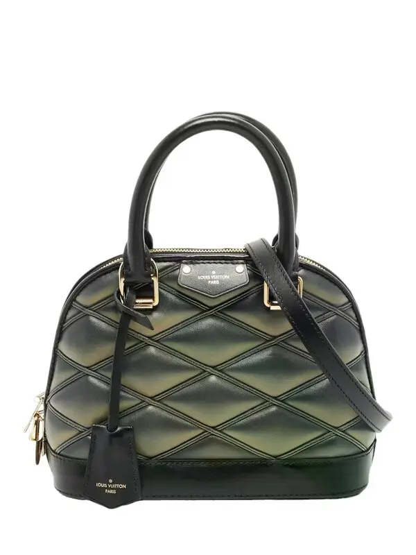 LOUIS VUITTON Malletage Alma Bb Handbag - Black