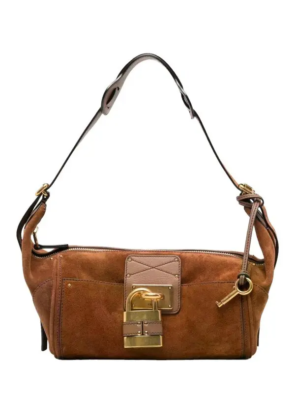 Chloé Paddington Suede Cross Body Bag - Brown