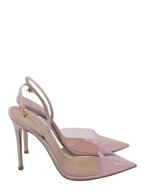 GIANVITO ROSSI Ribbon D'orsay Pumps - Pink