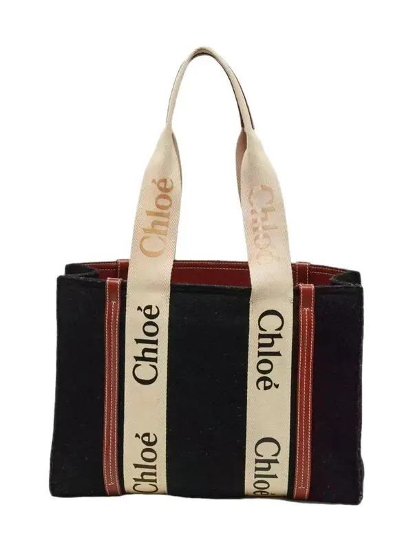 Chloé Woody Tote Bag - Black