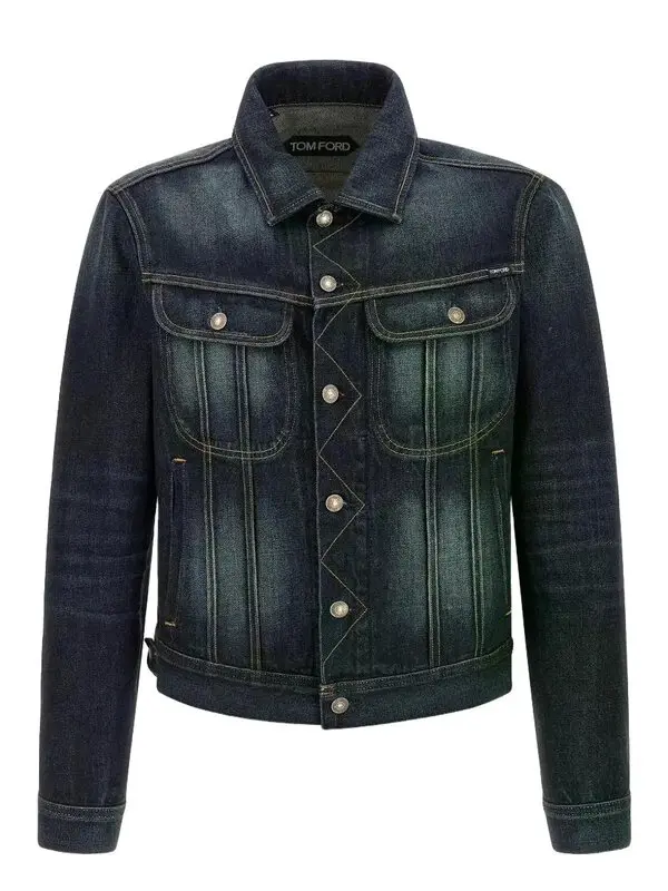 TOM FORD Selvedge Denim Icon Jacket - Blue