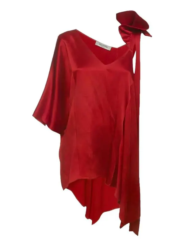Valentino Garavani Draped Top - Red