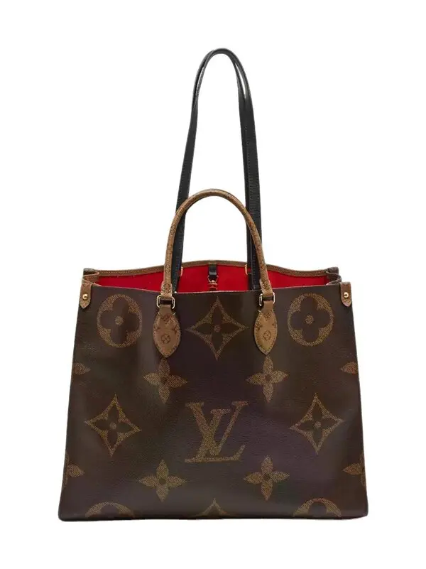 LOUIS VUITTON Gm Onthego Monogram-reverse Tote Bag - Brown