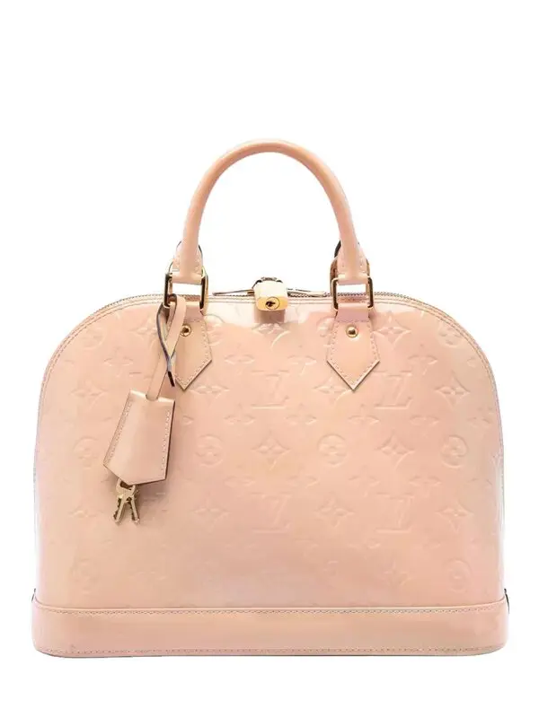 LOUIS VUITTON 2016 Monogram Vernis Alma Pm Handbag - Pink