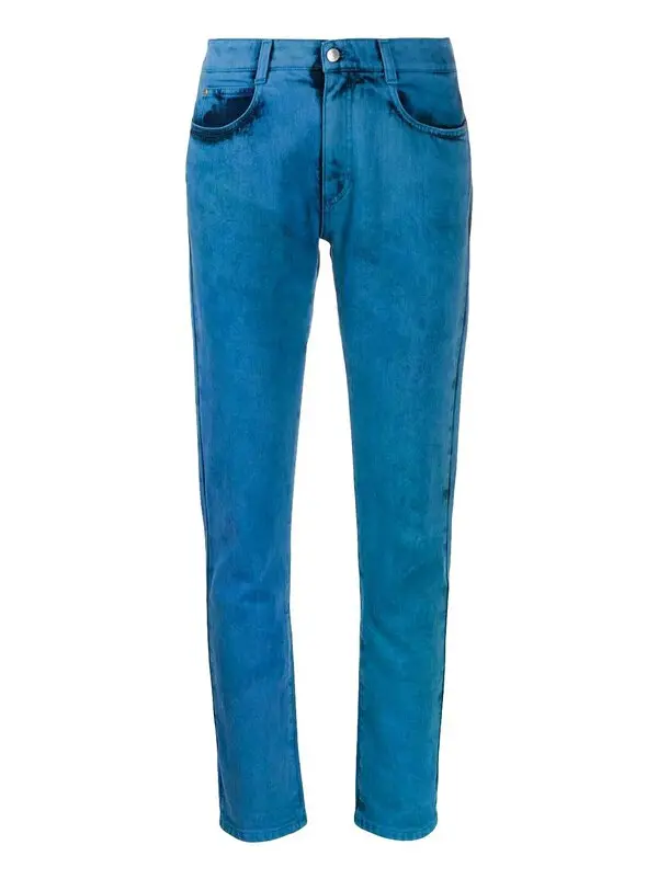 Stella McCartney Bleached Slim Jeans - Blue