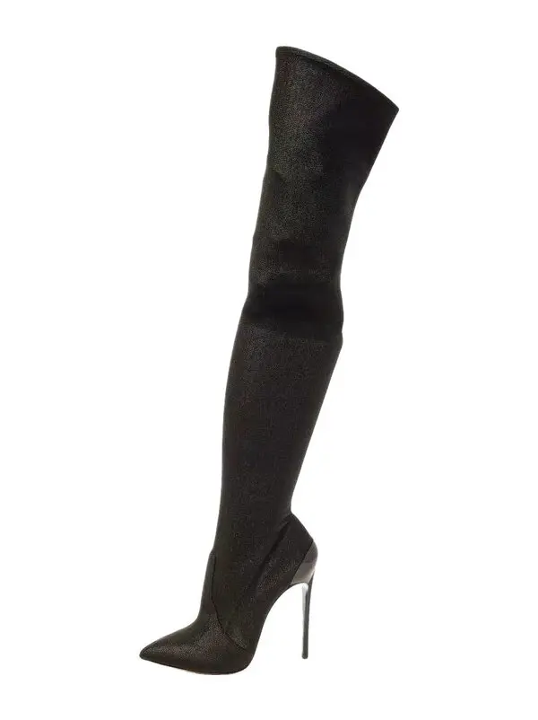 Casadei Blade Over-the-knee Boots - Black