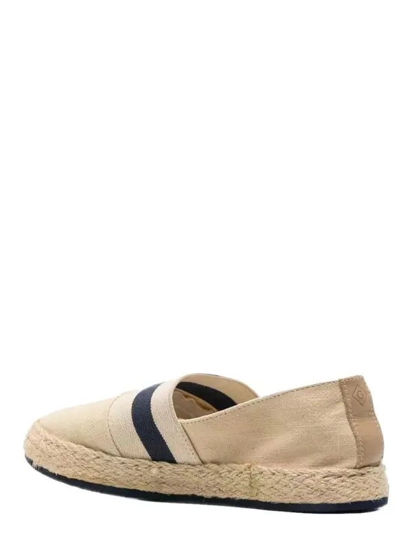 Gant Logo-stripe Espadrilles - Neutrals