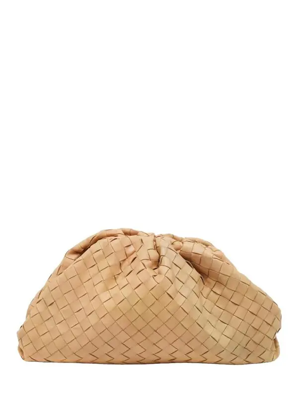 Bottega Veneta The Pouch Clutch Bag - Neutrals
