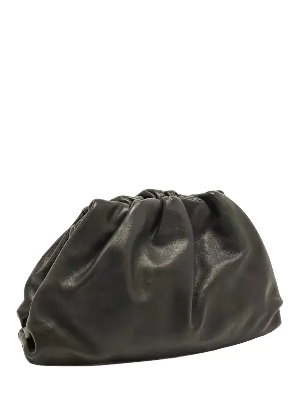 Bottega Veneta The Pouch Teen Clutch Bag - Black