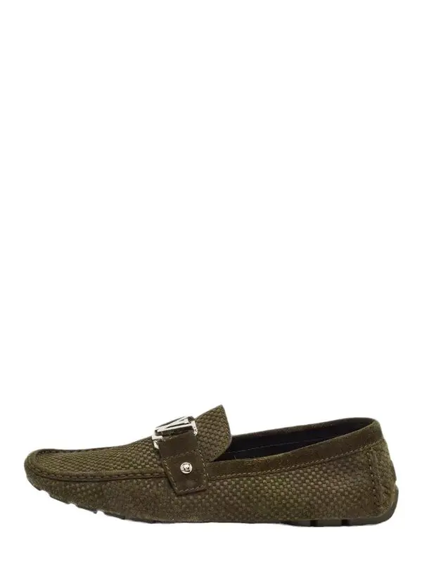LOUIS VUITTON Monte Carlo Damier Loafers - Green
