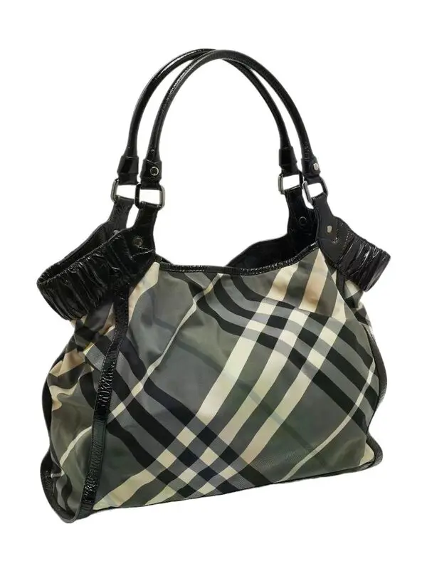Burberry Beat Check Tote Bag - Grey