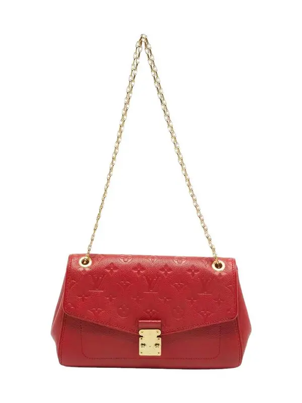LOUIS VUITTON Monogram Empreinte Shoulder Bag - Red