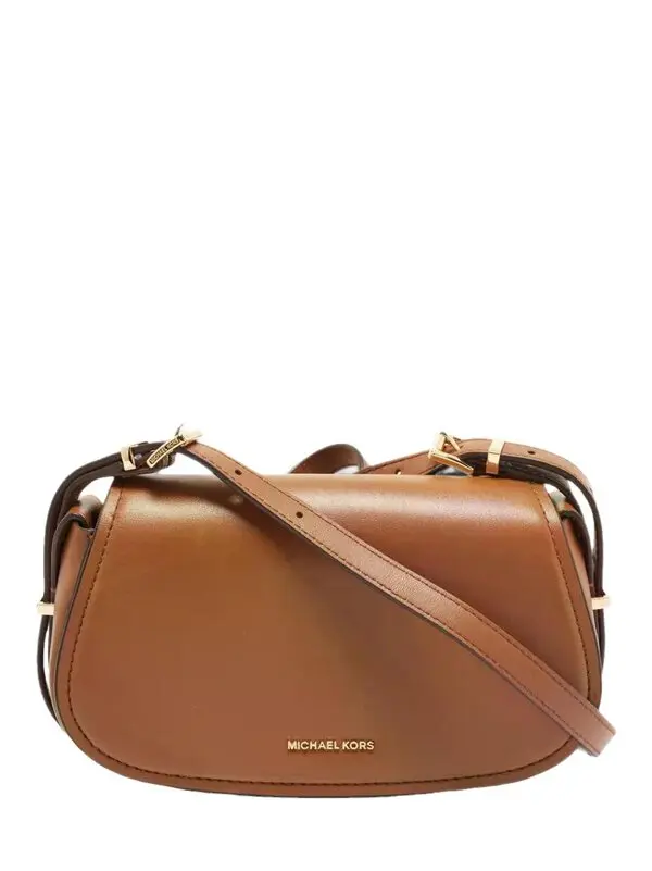Michael Kors Lydia Crescent Crossbody Bag - Brown