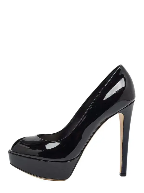 Dior Leather Heeled Pumps - Black