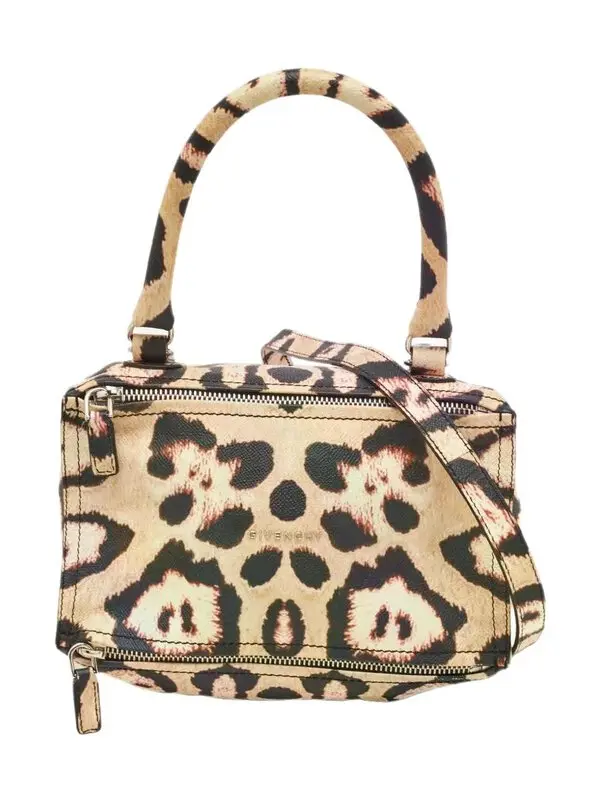 Givenchy Pandora Animal-print Shoulder Bag - Neutrals