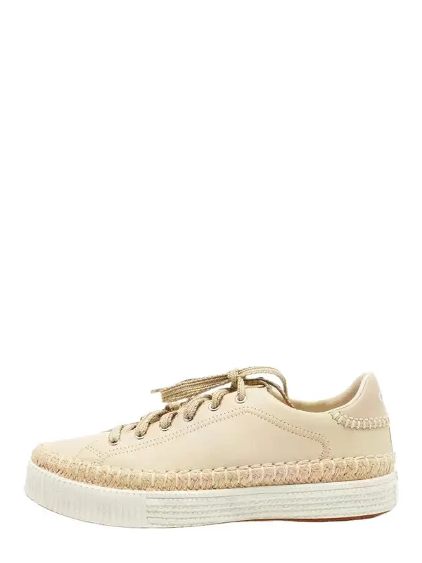 Chloé Telma Lace-up Low-top Sneakers - Neutrals