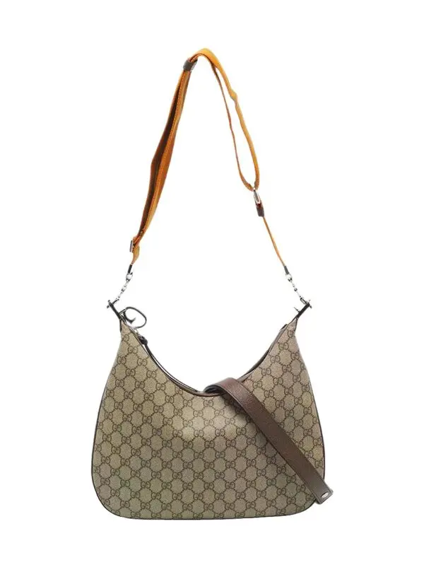 Gucci Medium Gg Supreme Attache Shoulder Bag - Neutrals