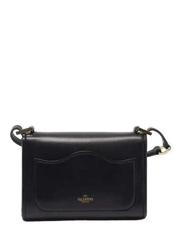 Valentino Garavani Vlogo Flap Crossbody Bag - Black