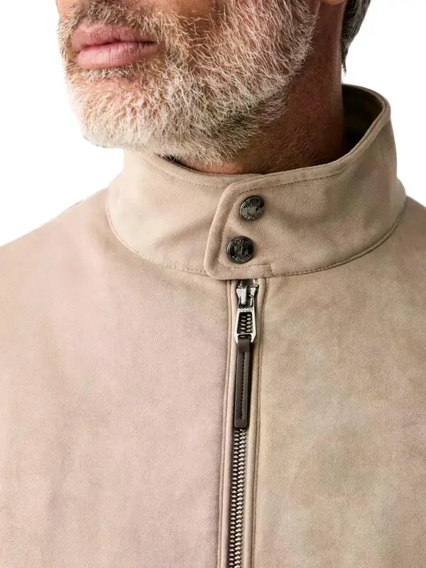 JOOP! Panelled Zip-up Jacket - Neutrals