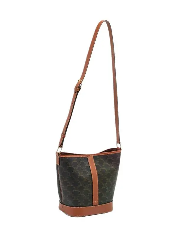 Celine Triomphe Bucket Bag - Brown