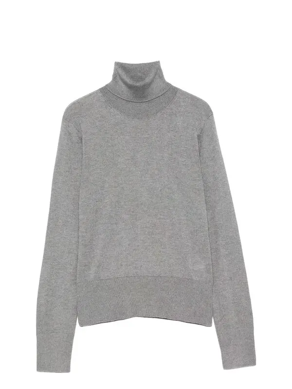 Alpha Studio Roll Neck Sweater - Grey