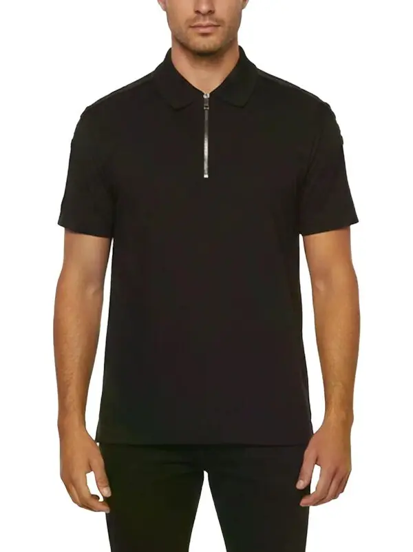 Givenchy Quarter-zip Polo Shirt - Black