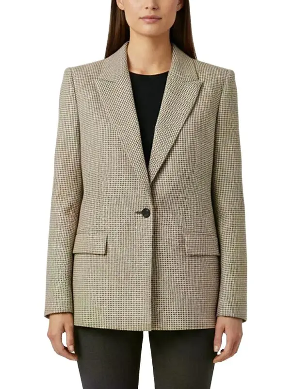 Givenchy Checked Single-breasted Blazer - Neutrals