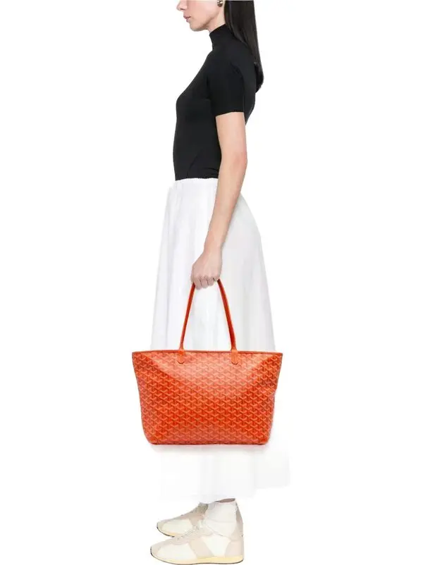 Goyard 2017 Goyardine Artois Mm Tote Bag - Orange