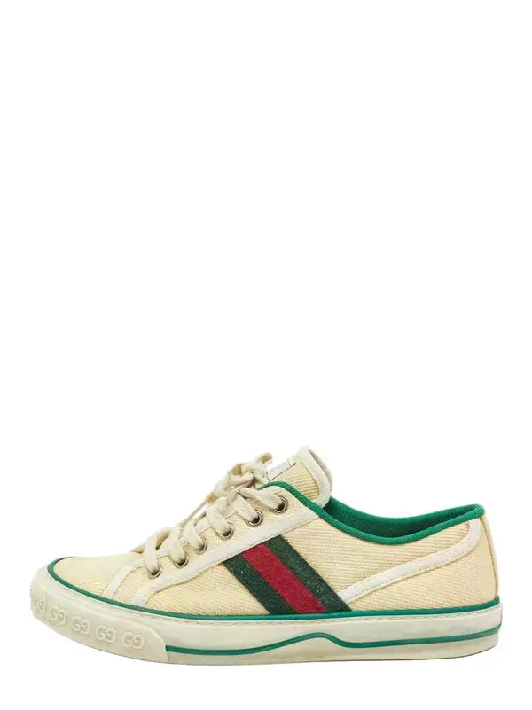 Gucci Tennis 1977 Web-stripe Low-top Sneakers - Neutrals
