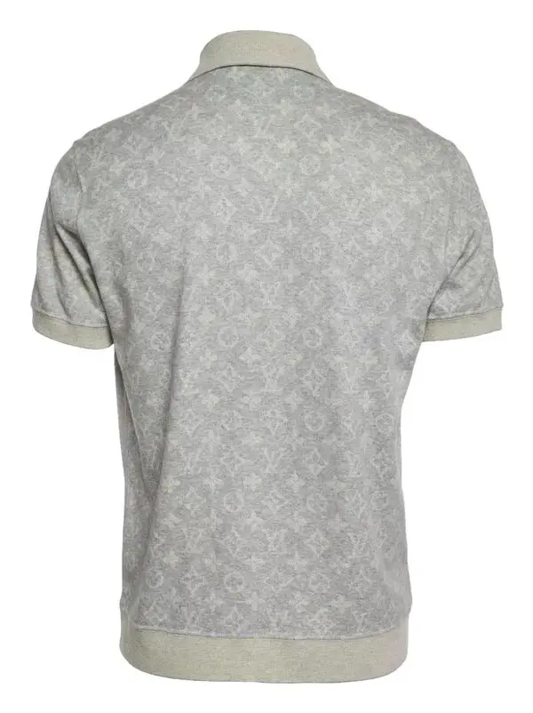 LOUIS VUITTON Monogram Pocket Polo T-shirt - Grey