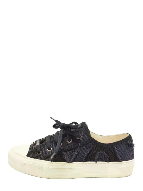Dior Walk'n' Frayed Sneakers - Black