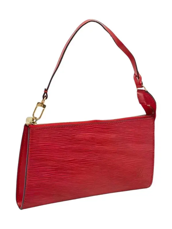 LOUIS VUITTON 1998 Epi Pochette Accessoires Shoulder Bag - Red