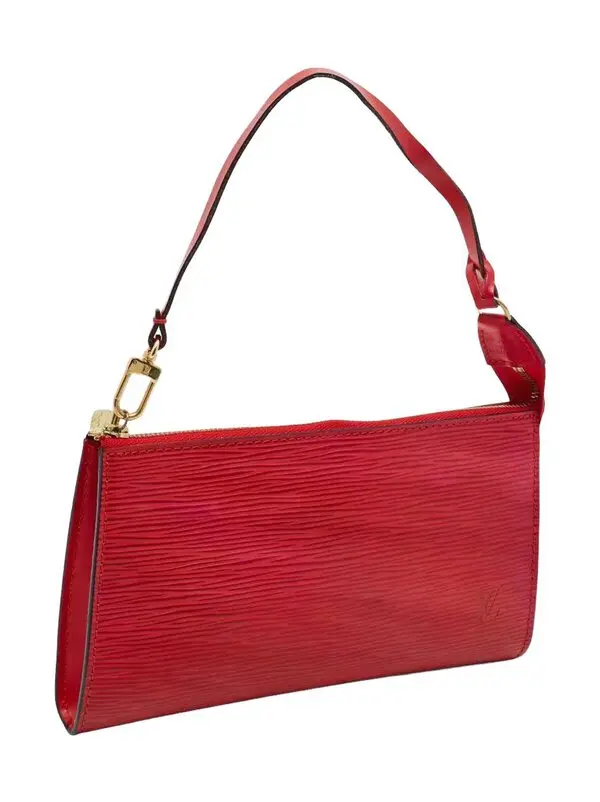 LOUIS VUITTON 1998 Epi Pochette Accessoires Shoulder Bag - Red
