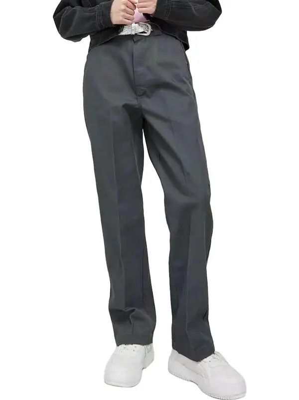 Dickies High-rise Straight-leg Trousers - Grey