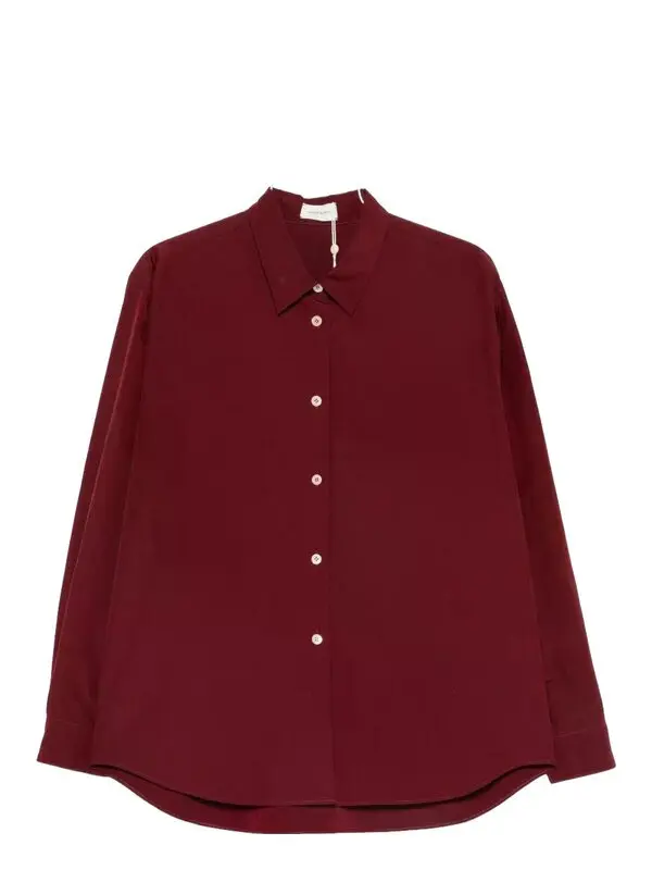 Magda Butrym Button-up Long-sleeve Shirt - Red