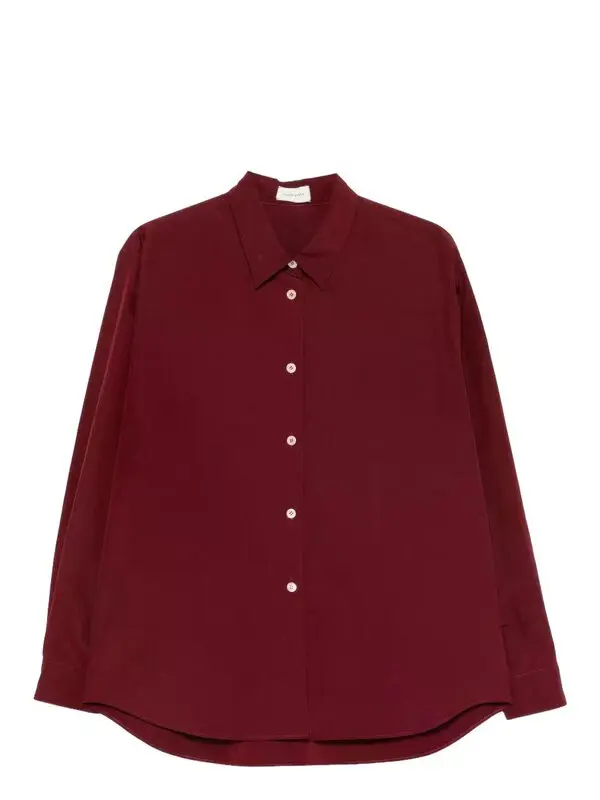 Magda Butrym Button-up Long Sleeve Shirt - Red