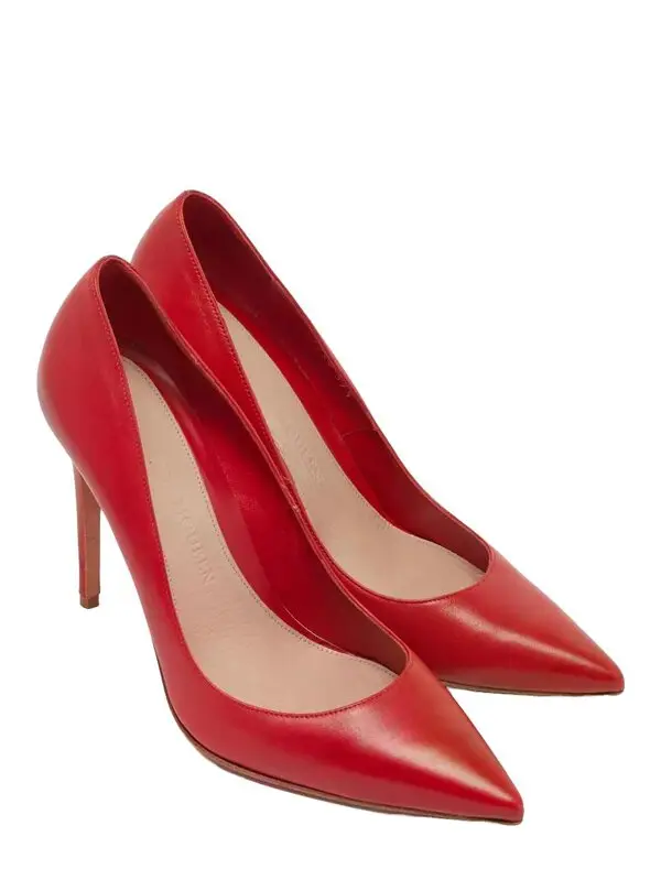 Alexander McQueen Pointed Toe Stiletto Pumps - Red