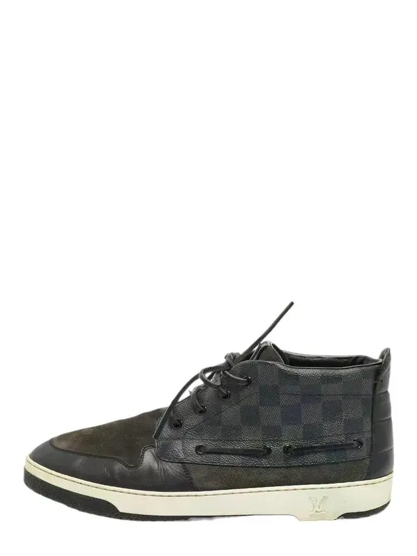 LOUIS VUITTON Damier Graphite High-top Sneakers - Black