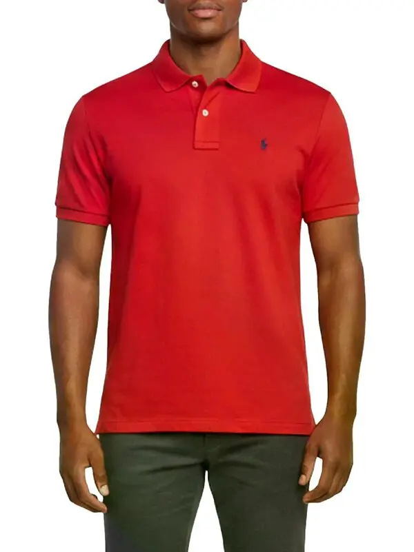 Polo Ralph Lauren Performance Logo-embroidered Polo Shirt - Red