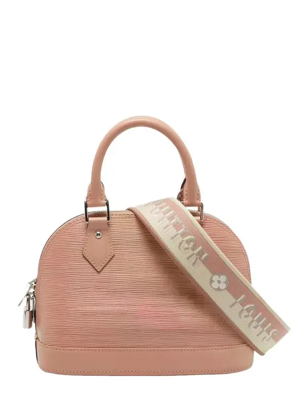 LOUIS VUITTON Alma Bb Épi Leather Handbag - Pink