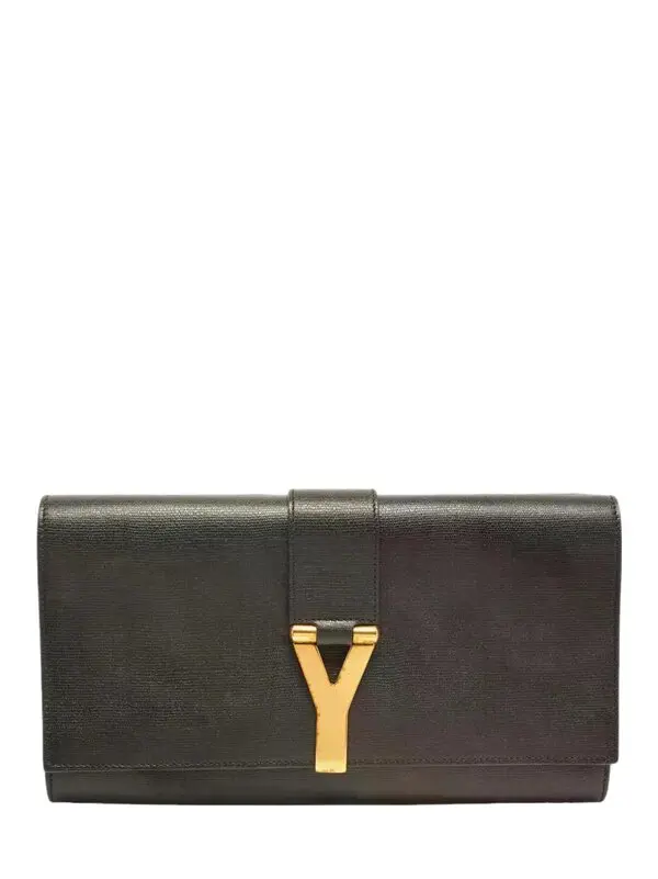 Saint Laurent Y Ligne Clutch Bag - Black
