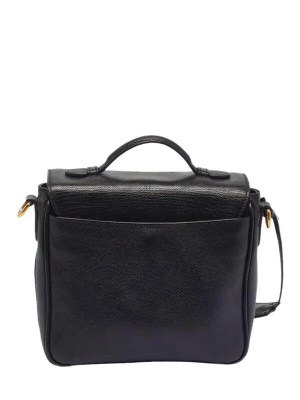 Prada Saffiano Top Handle Mini Bag - Black