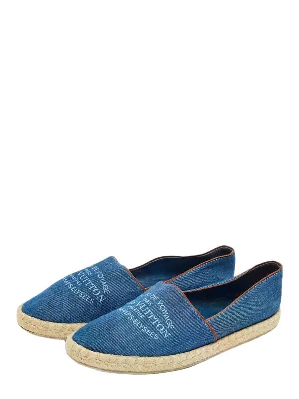 LOUIS VUITTON Articles De Voyage Flat Espadrilles - Blue
