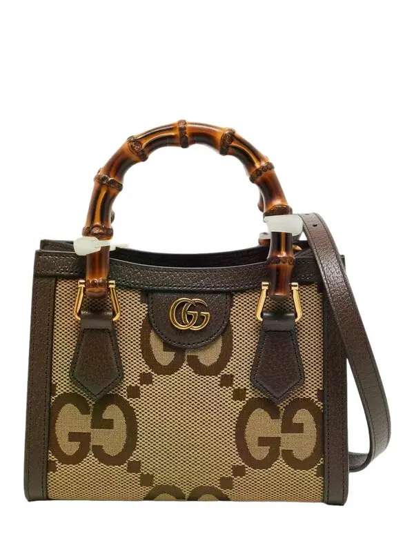 Gucci Diana Mini Jumbo Gg Tote Bag - Neutrals